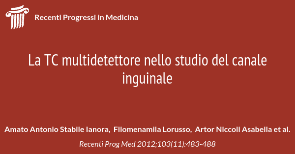 Strutture Del Canale Inguinale